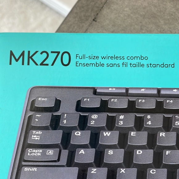 Logitech | Other | Nib Logitech Mk27 Full Size Wireless Combo Keyboard ...
